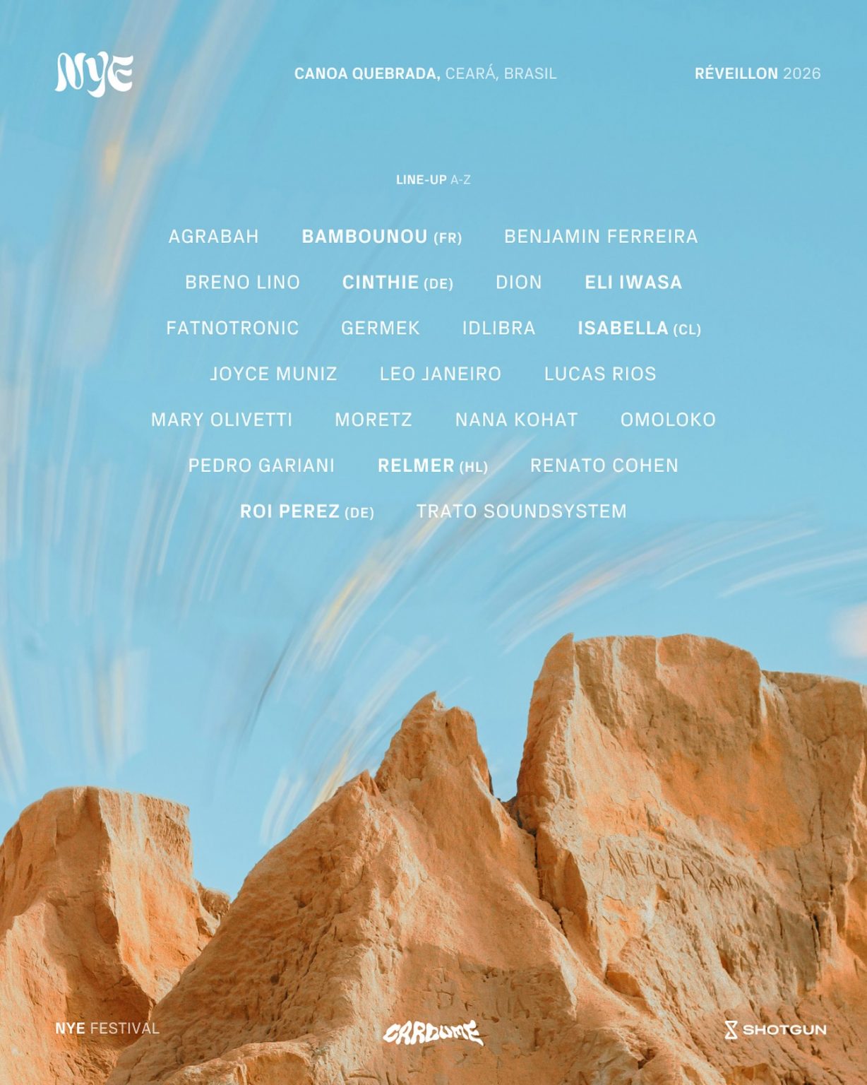 Cardume anuncia grande lineup para seu Réveillon; Cinthie, Bambounou ...